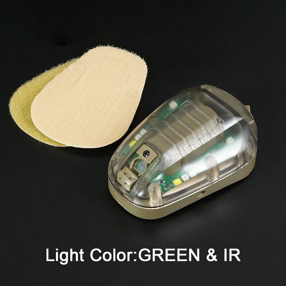 SOTAC Tactical Helmet Signal Light with LED + IR Flashlight Survival ...