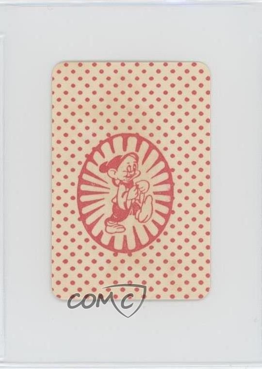 1946 Russell Games Disney Snow White Card Game Red Dopey Back The Witch ...