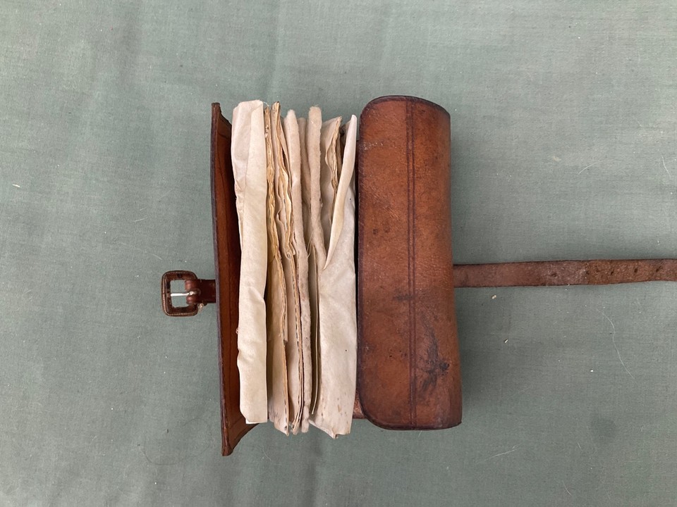 VINTAGE LEATHER CAST & FLY WALLET. | eBay UK