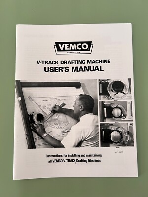 Manual. VEMCO TRACK Drafting Machine. 19 Page Comprehensive booklet. | eBay