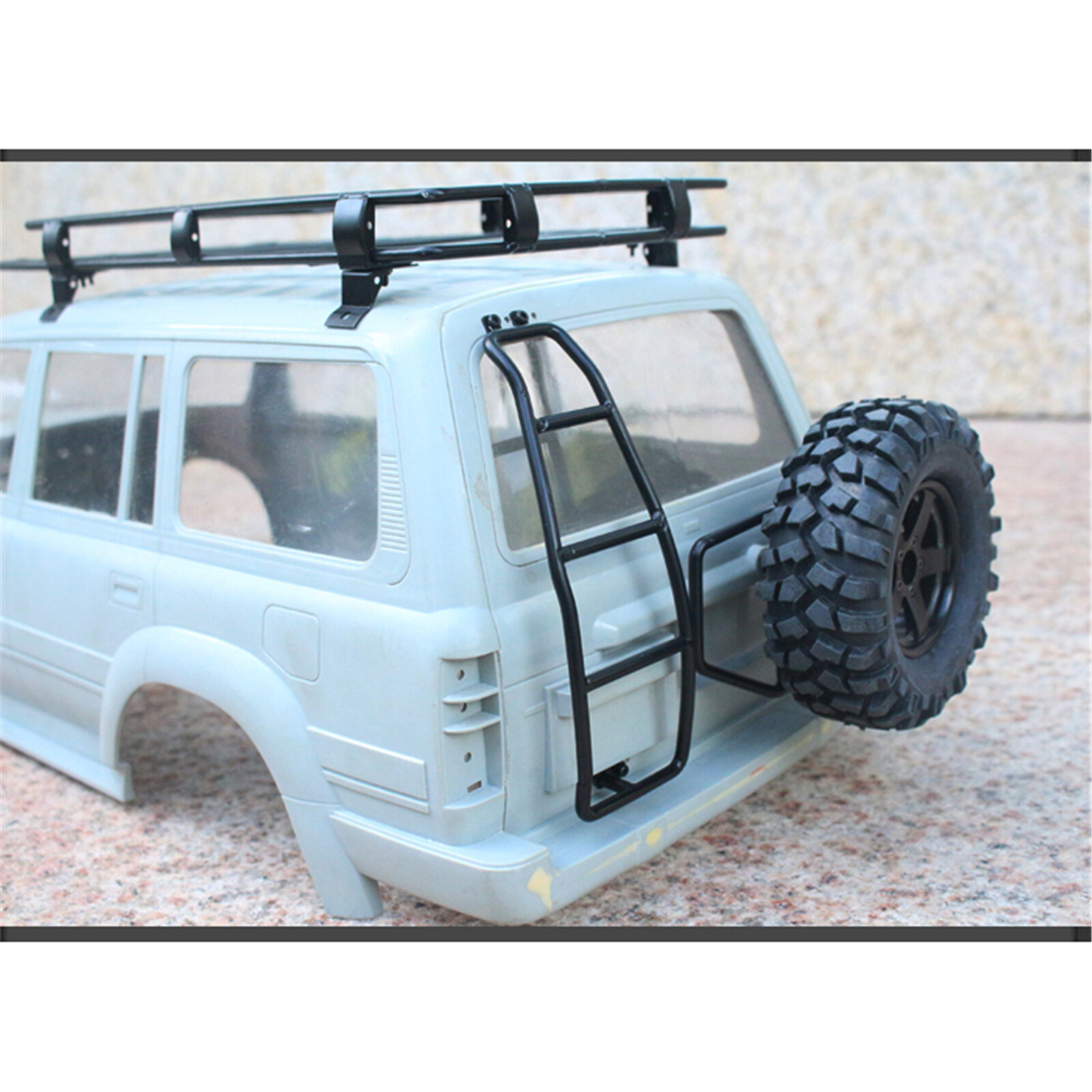 Metal Ladder for 1/10 Rock Crawler Lc80 T4 Scx10 2 II 90046 Jeep Toys ...