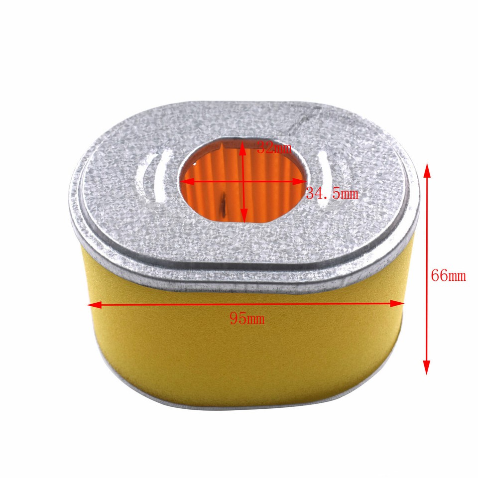 6Pk Air Filter Fit Honda 17210-Z4M-821 17210-ZE1-517 GX120 GX160 GX200 ...