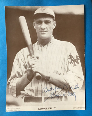 1942 M114 BASEBALL MAGAZINE COMPANY GEORGE "HIGH POCKETS" KELLY HOFer ...