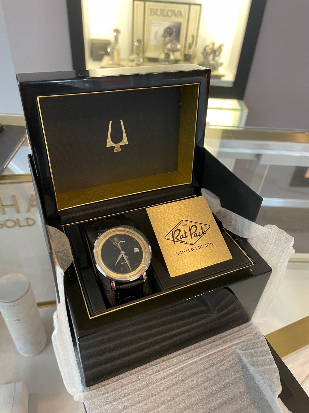 Bulova 96B406 Archive Series Rat Pack Limited Edition Automatic Mens ...