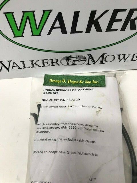 Walker Mower Grass-PAK Switch Update Kit (5592-20) for sale online | eBay