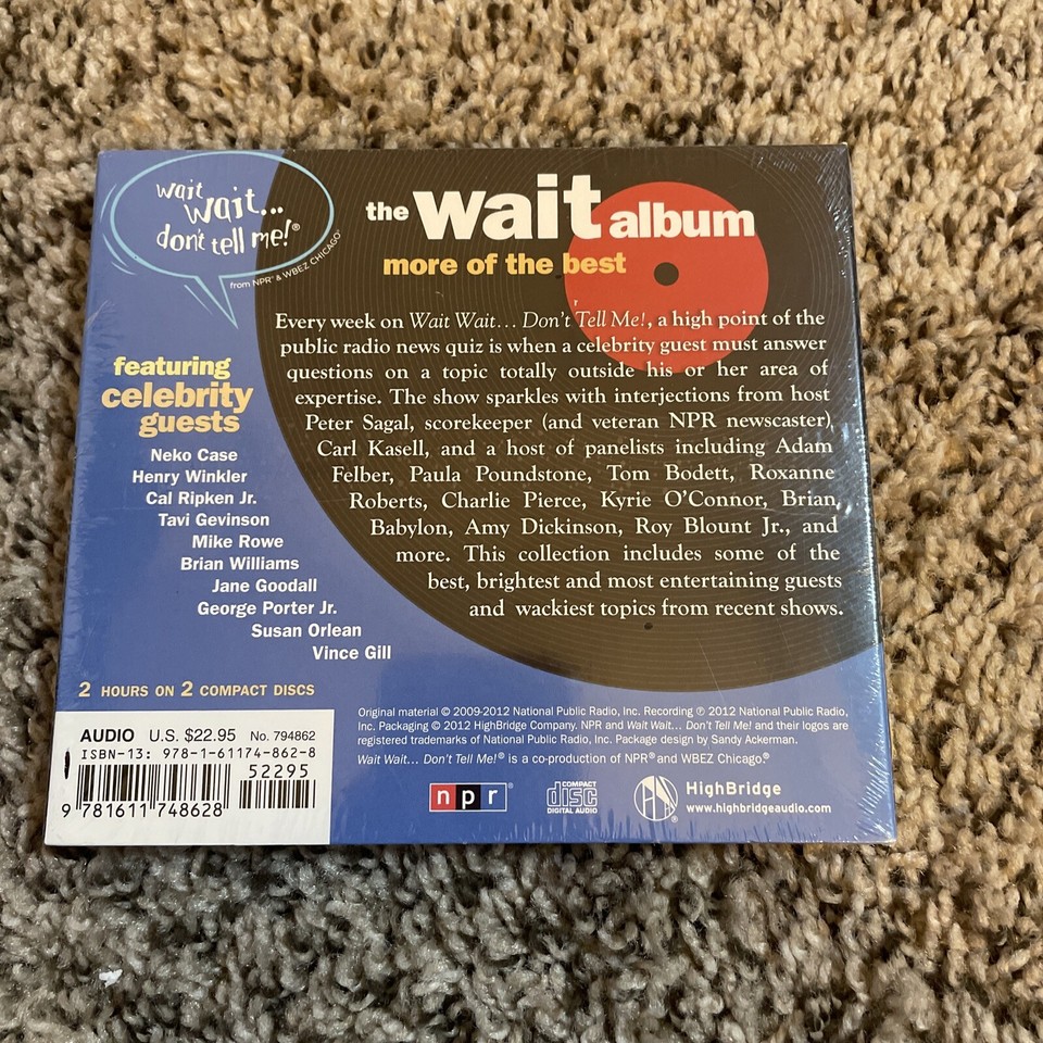 The Wait Album by NPR (2012, Compact Disc, Unabridged edition) - Brand ...