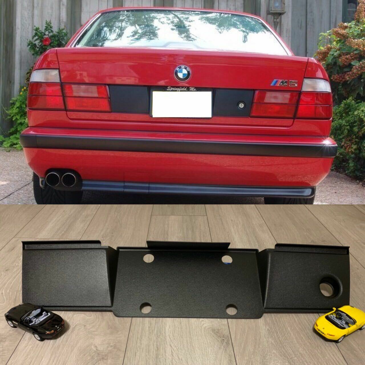 bmw e34 M5 rear number frame USA number License Plate Bracket / Frame ...