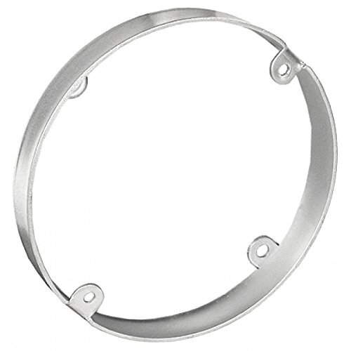 2 Pcs 4 In. Round Pan Box Extension Ring 1/2 In. Deep Zinc Plated Steel ...