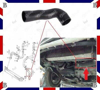 AUDI A1 VW POLO SEAT IBIZA 1.2-1.6 TDI INTERCOOLER TURBO HOSE PIPE ...