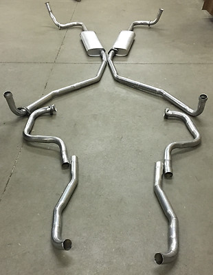 1967-1970 BUICK RIVIERA DUAL EXHAUST SYSTEM, ALUMINIZED WITHOUT ...
