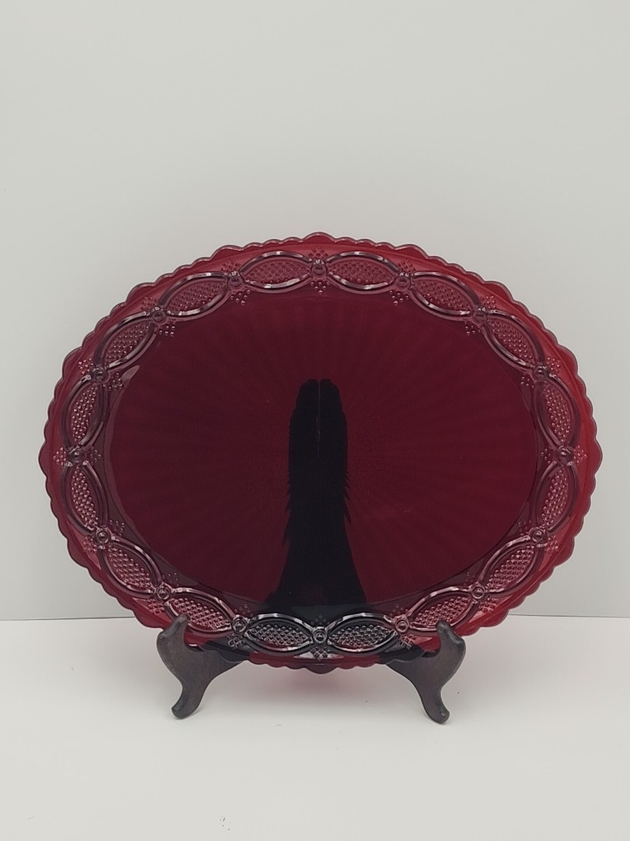 Ruby Red Platter