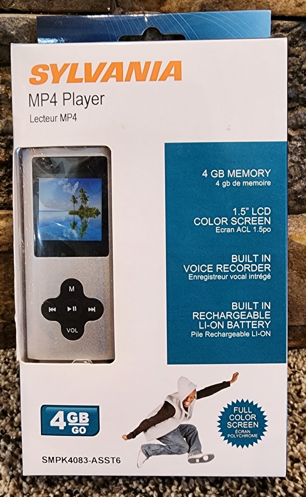MP3 MP4 Music Player *NEW* Sylvania 4 GB 1.5" LCD Video | eBay