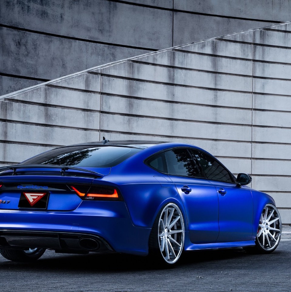 19x9.5 FERRADA FR4 SILVER w/ CHROME LIP CONCAVE WHEELS RIMS | eBay