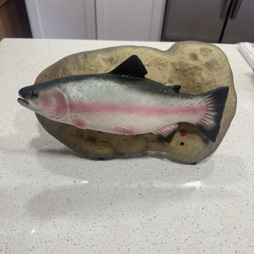 Vintage 1999 Travis The Singing Trout Gemmy Animated Fish Wall Mount ...