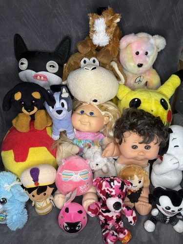 Lot of Assorted Plush Toys | Mixed Animals | Variety Of Brands, New ...