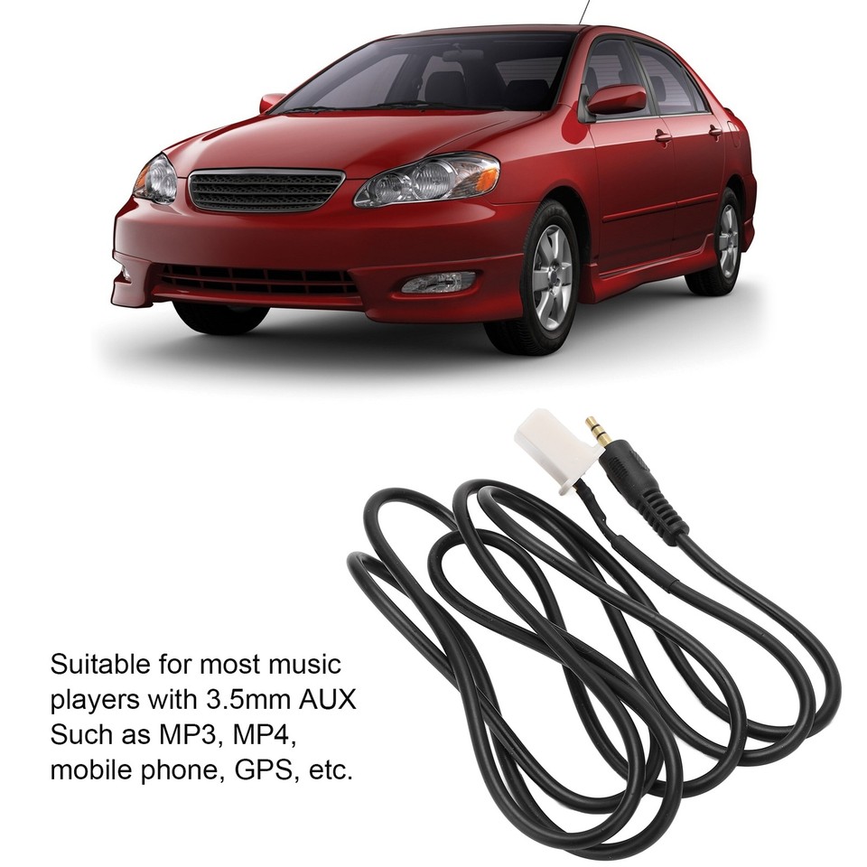 AUX Audio Input Adapter 3.5mm Car Audio Input Cable Plastic Rubber ...