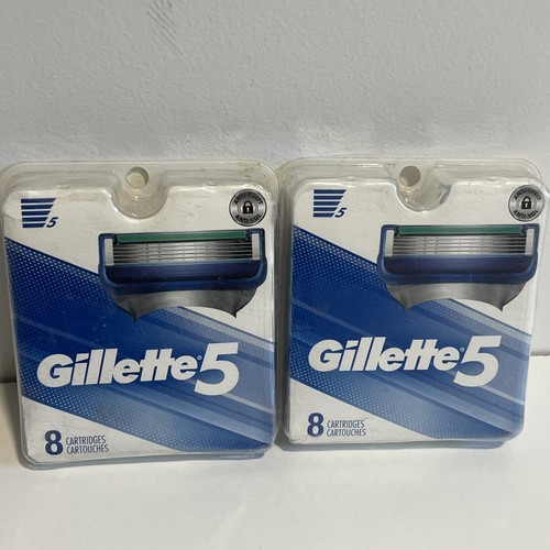 Gillette 5 Razor Blades - 16 Total Cartridges Refills | eBay