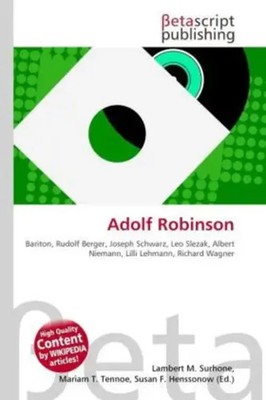 Lambert M. Surhone (u. a.) | Adolf Robinson | Taschenbuch | Deutsch ...