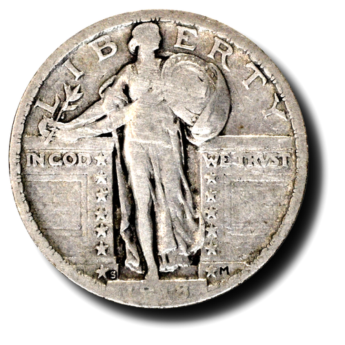 1918-S Standing Liberty Quarter Silver 25C F Fine | eBay