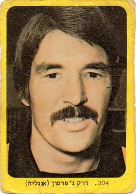 Vintage Rare 1974 Derek Jefferson Israel Album Card Hebrew Soccer ...