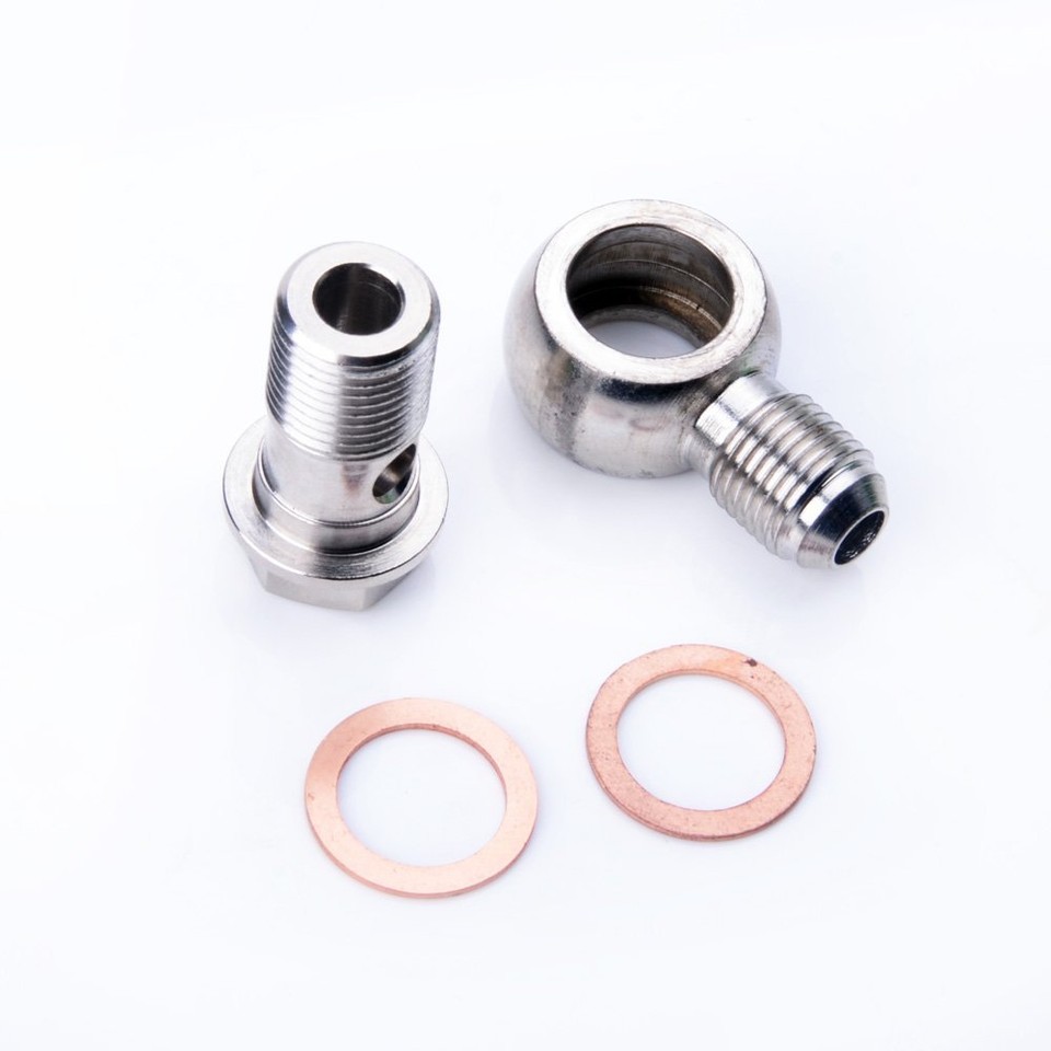TRITDT Fits Garrett TB03 T3 Turbo Banjo Bolt Kit M16x1.5mm to 6AN | eBay