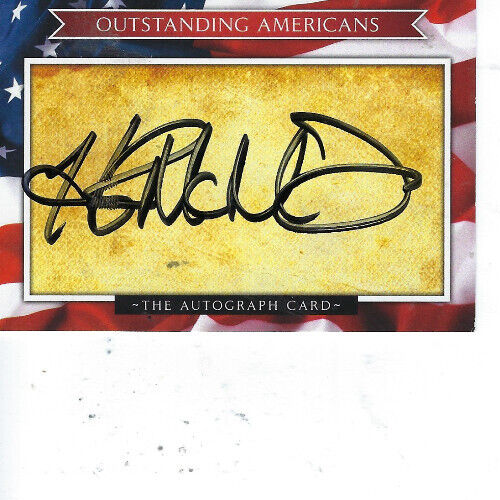 H.R. MCMASTER SIGNED OUTSTANDING AMERICANS AUTOGRAPH CARD - NAT'L ...