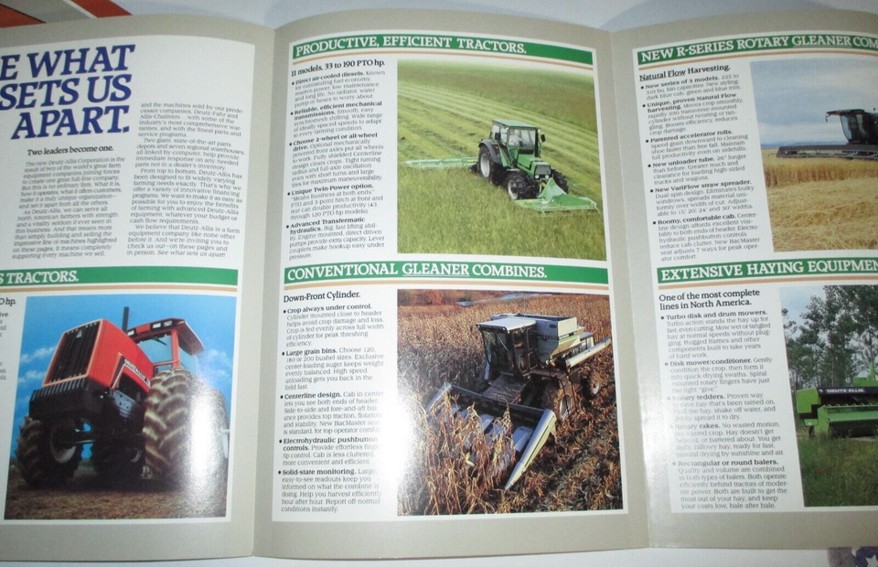 *Deutz Allis : Deutz Fahr / Allis Chalmers Tractor Merger Sales ...
