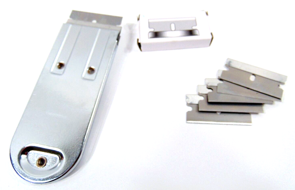Razor Blade Scraper Holder Single Edge Utility Knife Extra Blades ...