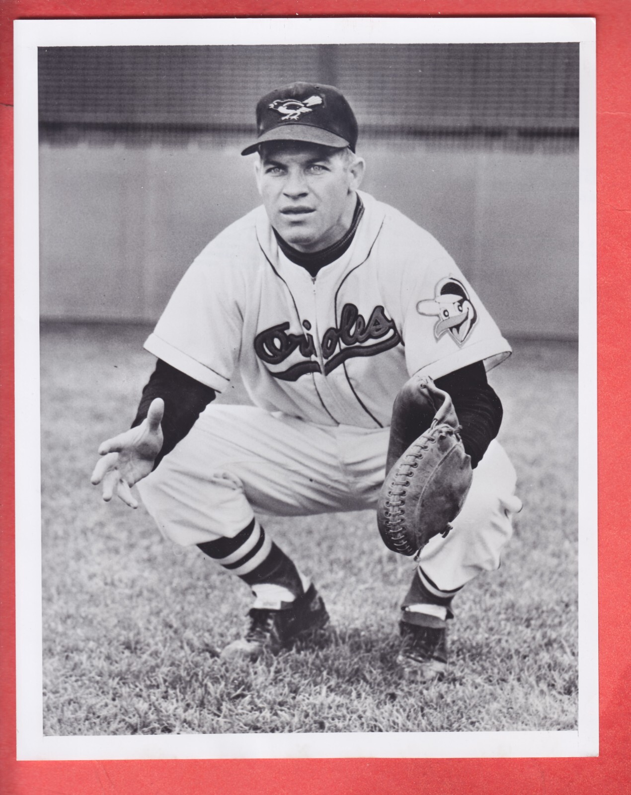 1955 BALTIMORE ORIOLES 7.25 X 9.2 GLOSSY TYPE 1 JIM PYBURN ROOKIE | eBay