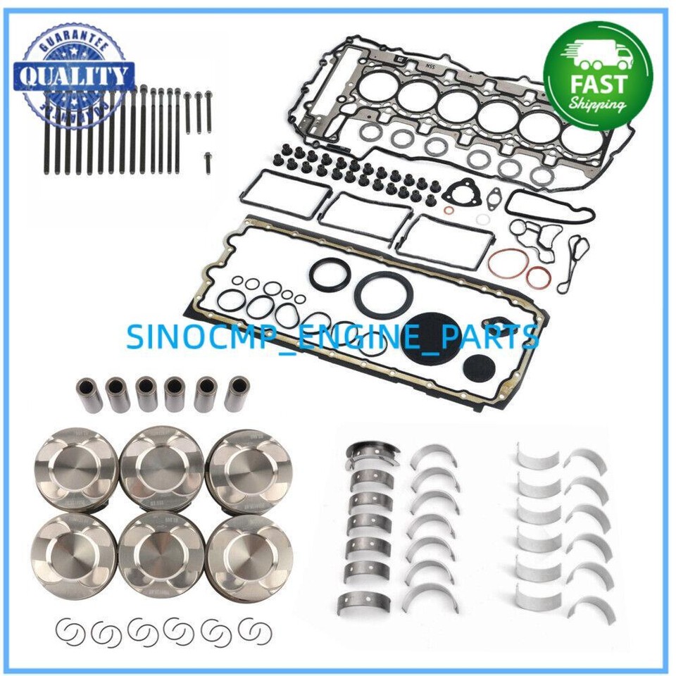 Engine Rebuild Kit For BMW X1 X3 X4 X5 X6 xDrive35i xDrive40i N55B30 3. ...