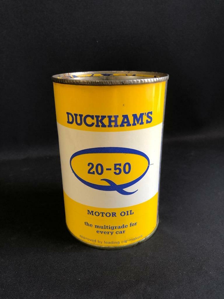 DUCKHAMS MOTOR OIL CAN POURER ADVERTISING PINT MEASURE 1960s GARAGE ...