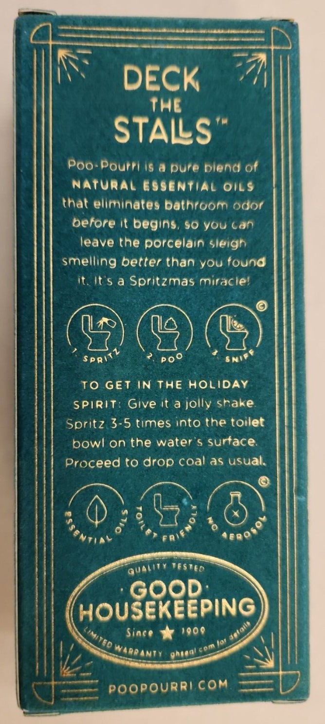 Poo Pourri Toilet Tidings Before You Go Spray Air Freshener 2 fl oz ...