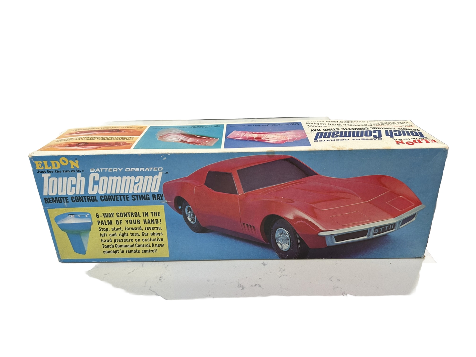 1968 Corvette Stingray Remote Control Car Eldon - Touch Command Battery ...