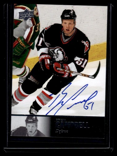 Brian Campbell 2020 SP Signature Auto #AL-162 Buffalo Sabres | eBay