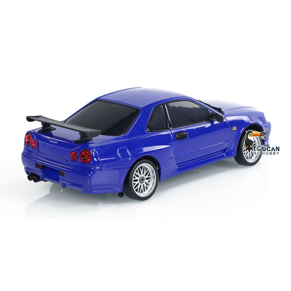 US Stock RC Racing Car 1/18 RWD RC Drifting Vehicle Model W/Gyro Metal ...