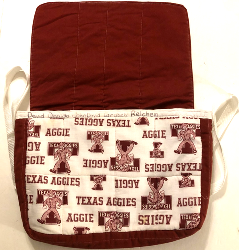 Texas A&M Aggies Ol' Sarge NCAA Logo Big 12 Motif White Maroon Backpack ...