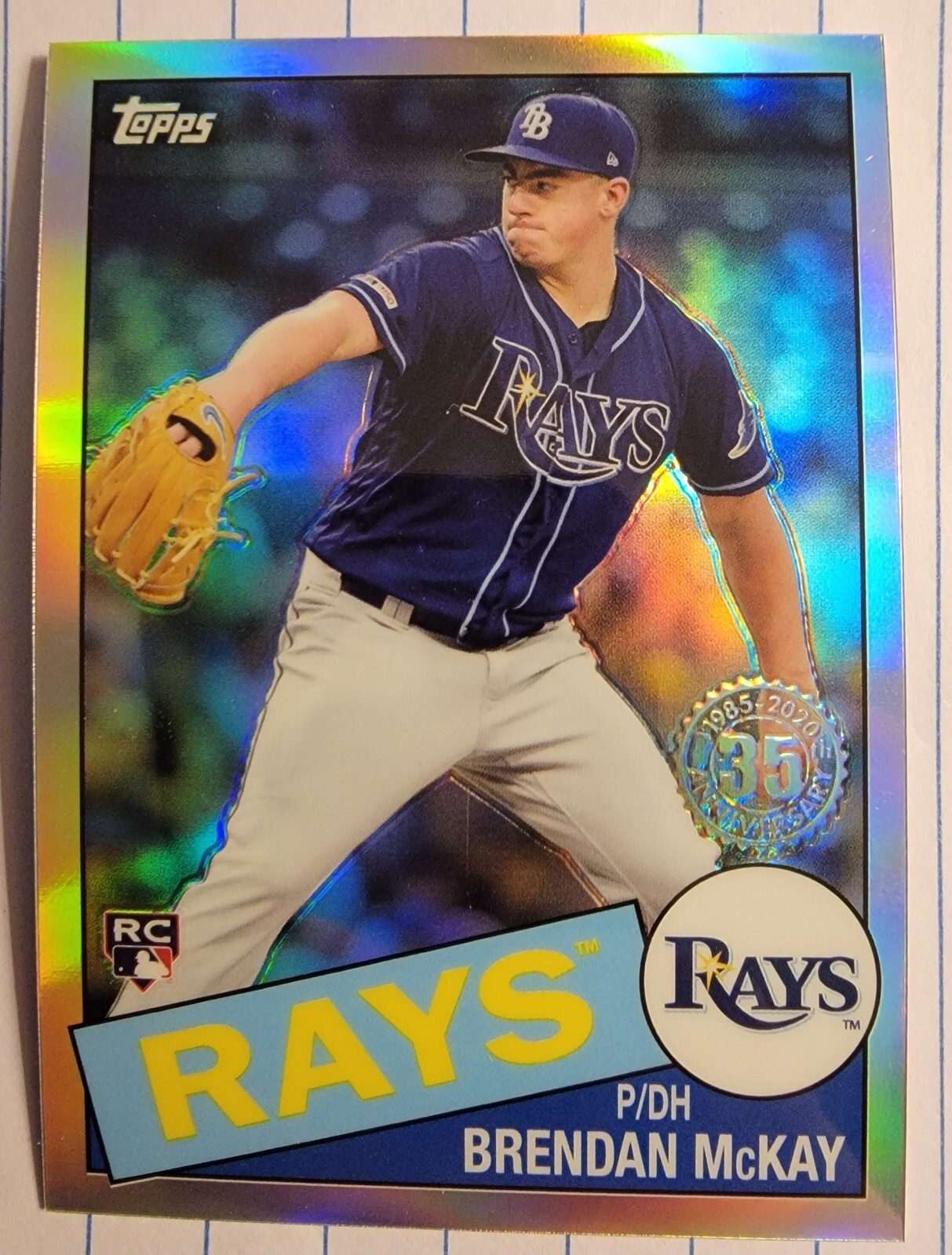 2020 Topps Chrome Ben Baller Edition - 1985 Topps Baseball #85TC-13 ...