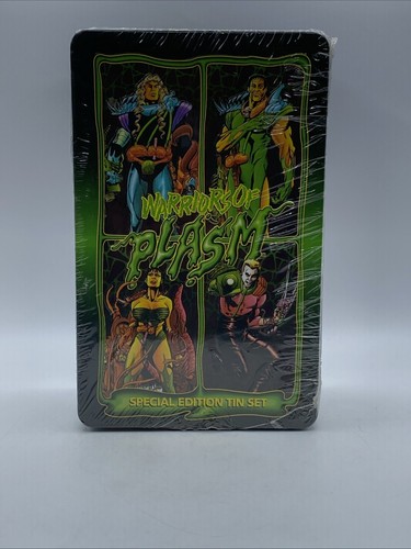 Vintage 1993 | WARRIORS OF PLASM | Sealed Cards SPECIAL EDITION TIN SET ...