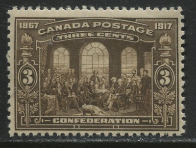 1917 Canada 3 cents Confederation stamp unmounted mint NH | eBay