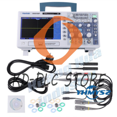 Hantek DSO5102P USB 1Gsa/s 100MHz 7'' TFT Digital Oscilloscope 40K 2CH ...