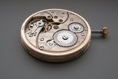 RARE VINTAGE GOOD QUALITY TASSO POCKET WATCH MOVEMENT REF.756 WORKING ...