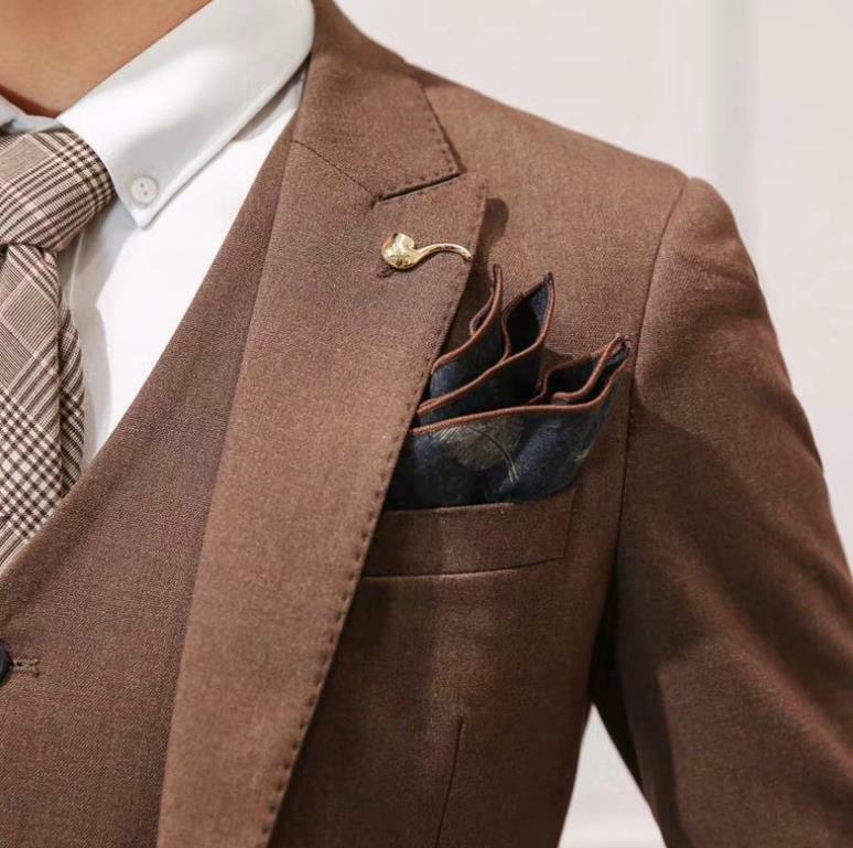 14 style Men's Brooch Lapel Badge Suit Pin Chest Metal Collar Pin ...