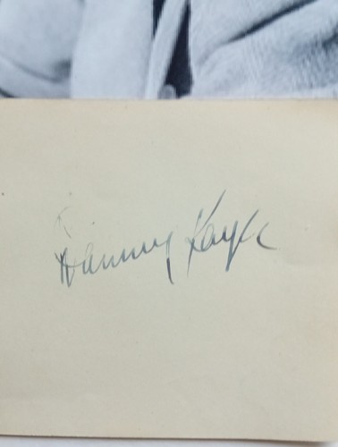 DANNY KAYE HOLLYWOOD ROYALTY Genuine Signed VINTAGE PAGE | eBay