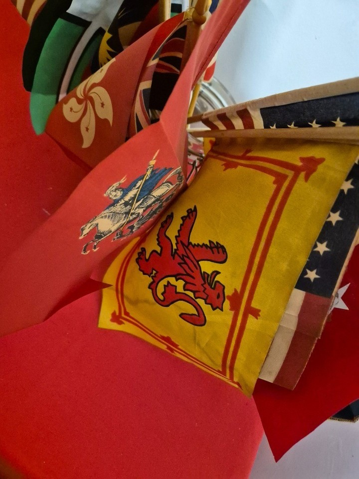 BUNDLE OF VINTAGE FLAGS VARIOUS COUNTRIES WELL WORN, CG B70 | eBay UK