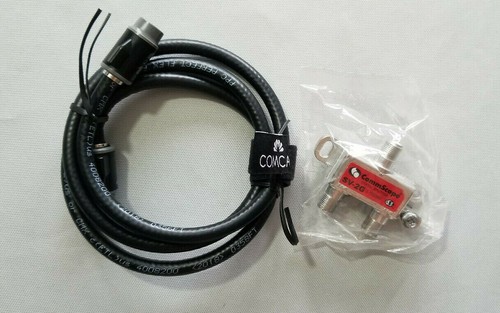 COMCAST PPC Flex 6 18 AWG HDTV Coax Cable 3' Feet & CommScope Dig ...