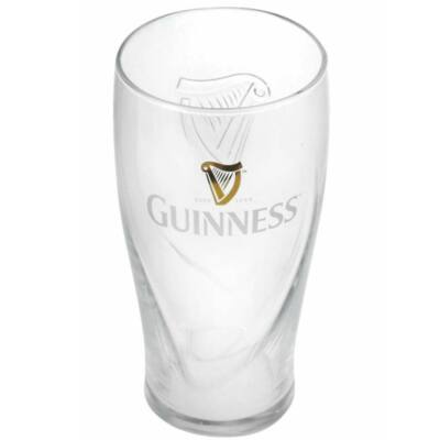 Guinness Gravity Pint Glass Clear | eBay UK