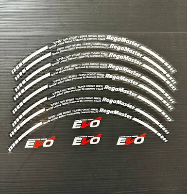 DESMOND REGAMASTER EVO JDM DECALS STICKERS FOR SPOON SLIPSTREAM WHEELS ...