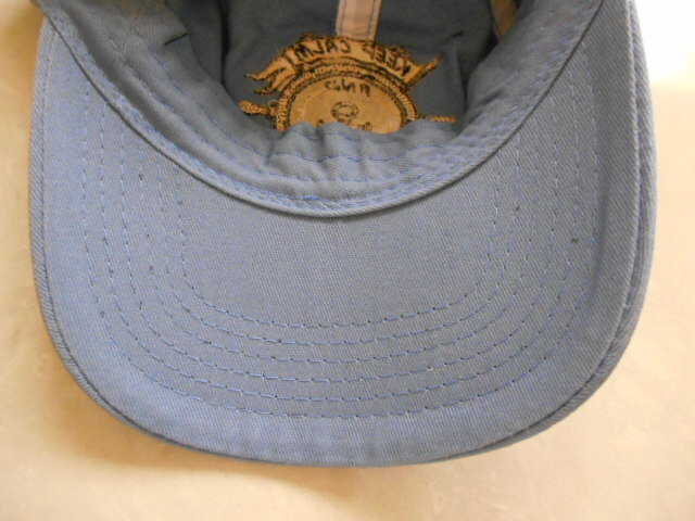 Nautical KEEP CALM AND BOAT ON Embroidered Anchor Blue 100% Cotton Cap ...