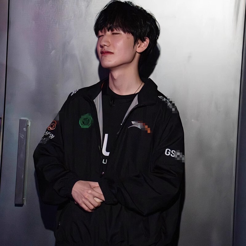 2024 LOL Spring LCK Uniform Jersey Team HLE Peanut Viper Logo Zipper ...