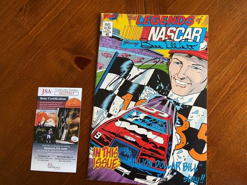 Bill Elliott The Legends of Nascar Signed Autograph Vortex Comic Book ...